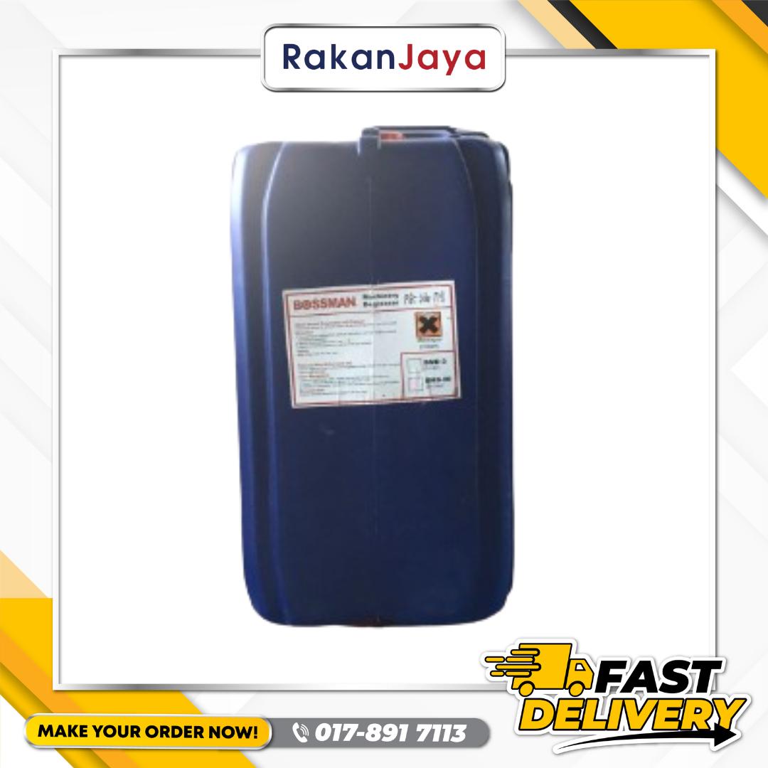BOSSMAN BMD20 MACHINERY DEGREASE 20 LITRE – Rakan Jaya Hardware