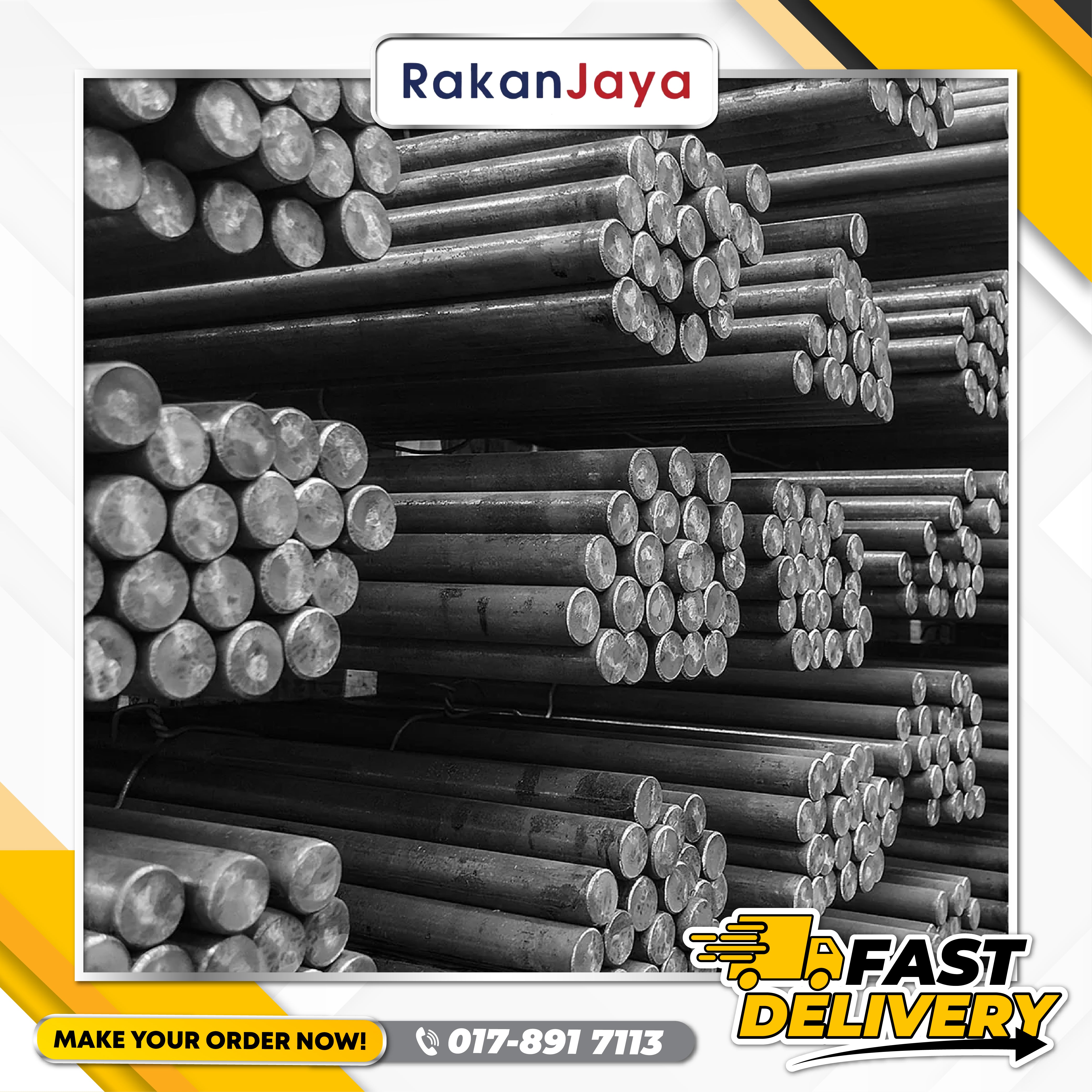 MS (MILD STEEL) ROUND BAR / R-BAR (4140 GRADE) – Rakan Jaya Hardware