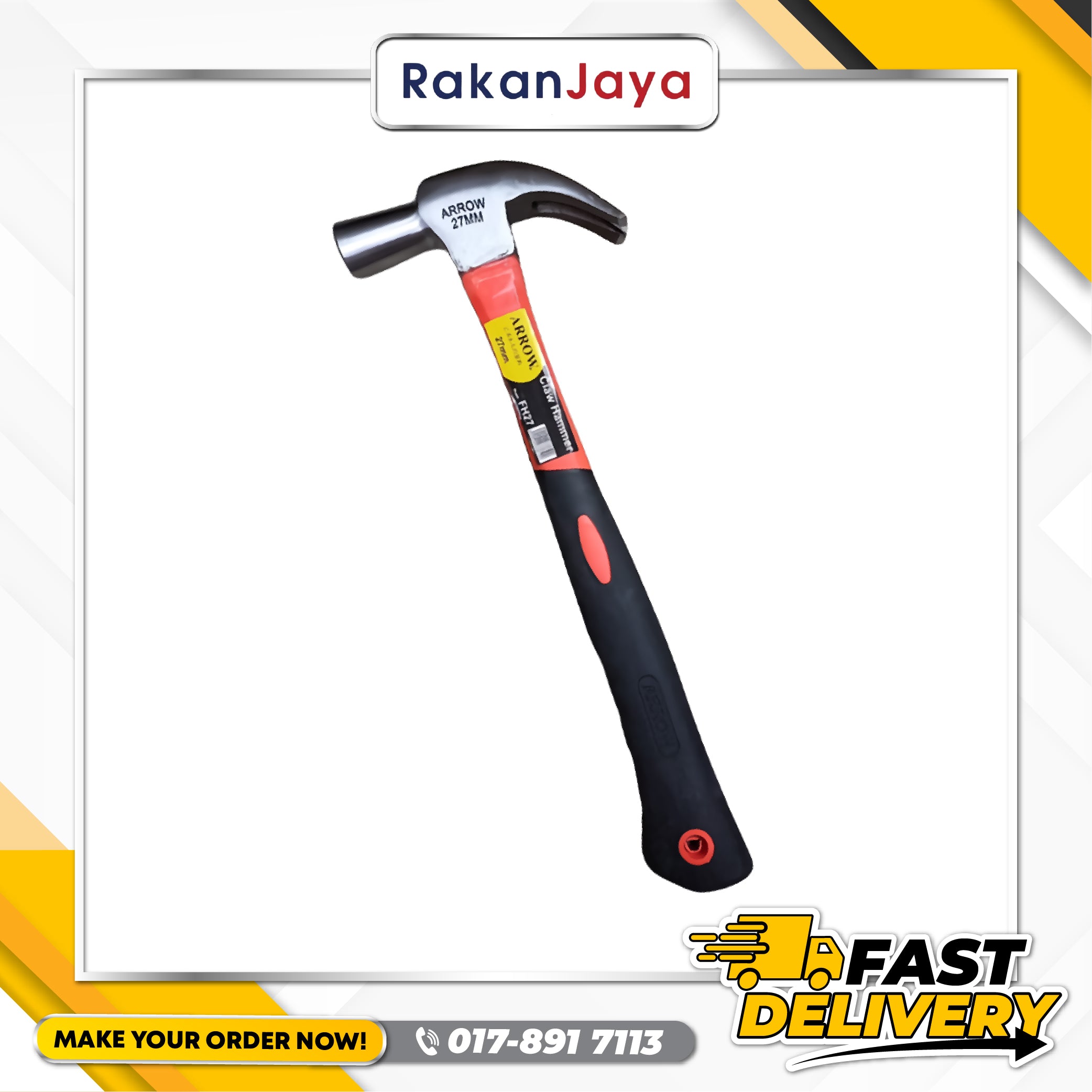 ARROW 27MM CLAW HAMMER – Rakan Jaya Hardware