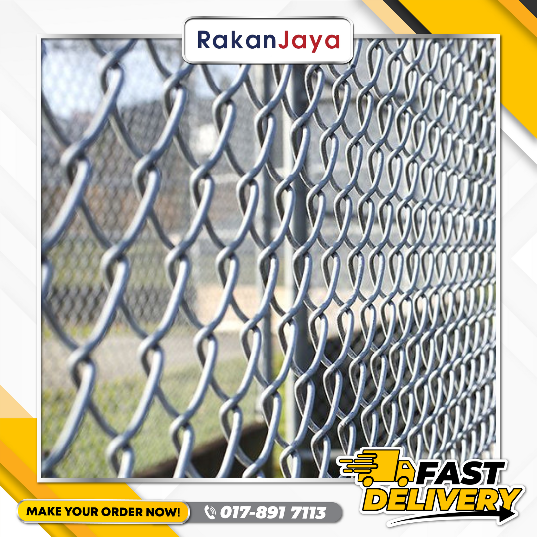 GI (GALVANISED IRON) CHAINLINK G08 (3MM) – Rakan Jaya Hardware