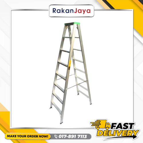 SUMO KING DOUBLE-SIDED ALUMINUM LADDER – Rakan Jaya Hardware
