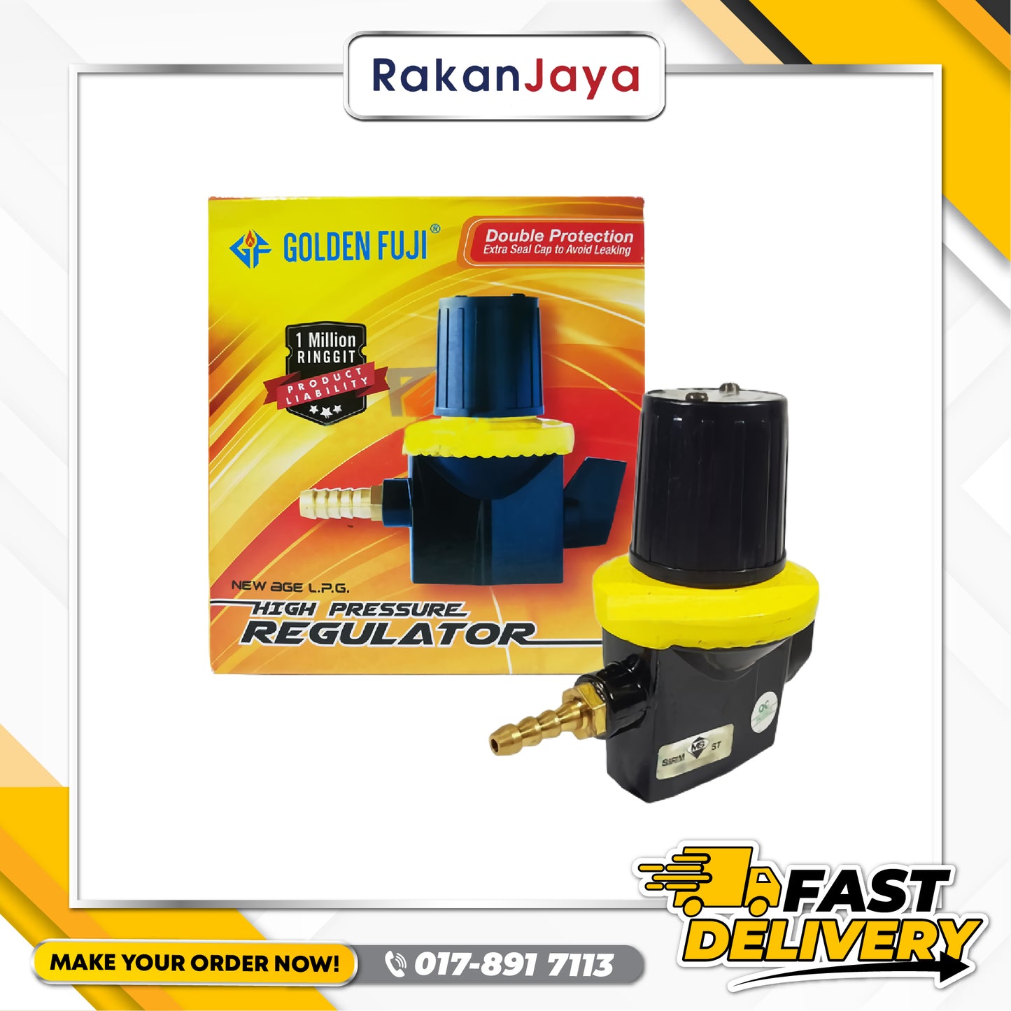 GOLDEN FUJI HIGH PRESSURE GAS REGULATOR – Rakan Jaya Hardware