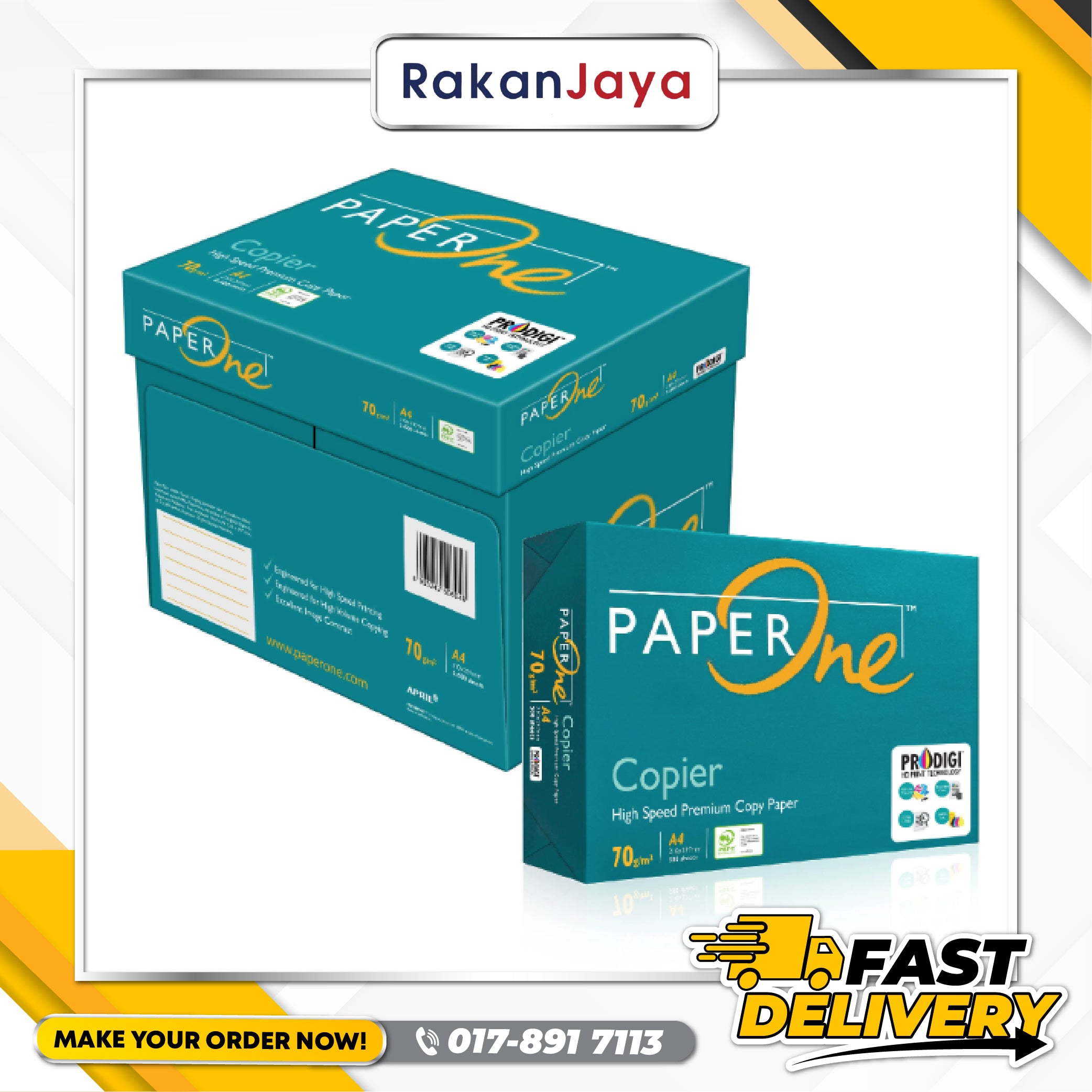 PAPERONE A4 PAPER COPIER PAPER (75GSM) – Rakan Jaya Hardware