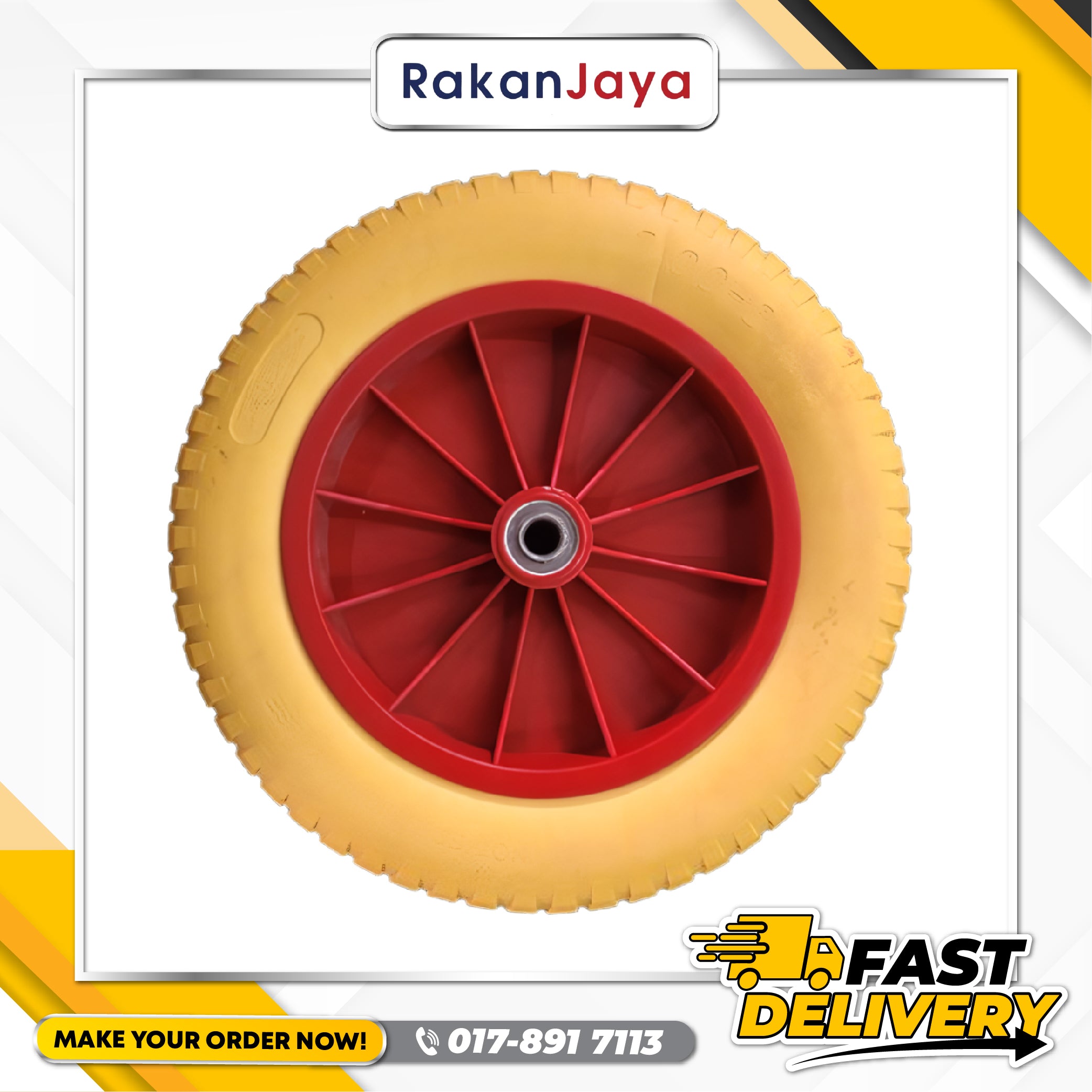WHEEL (PLASTIC RIM) – Rakan Jaya Hardware