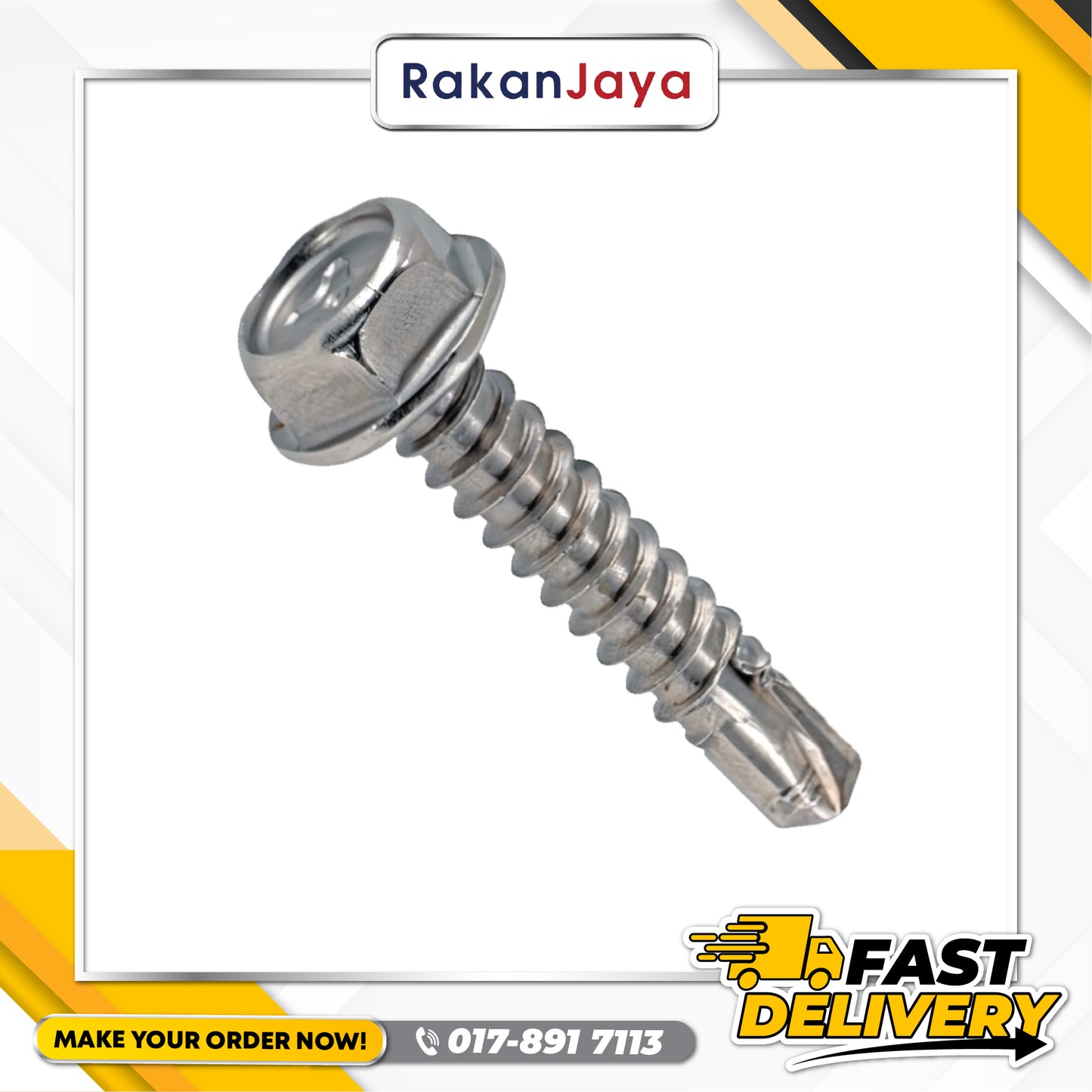 SELF DRILLING SCREW WITHOUT WASHER – Rakan Jaya Hardware