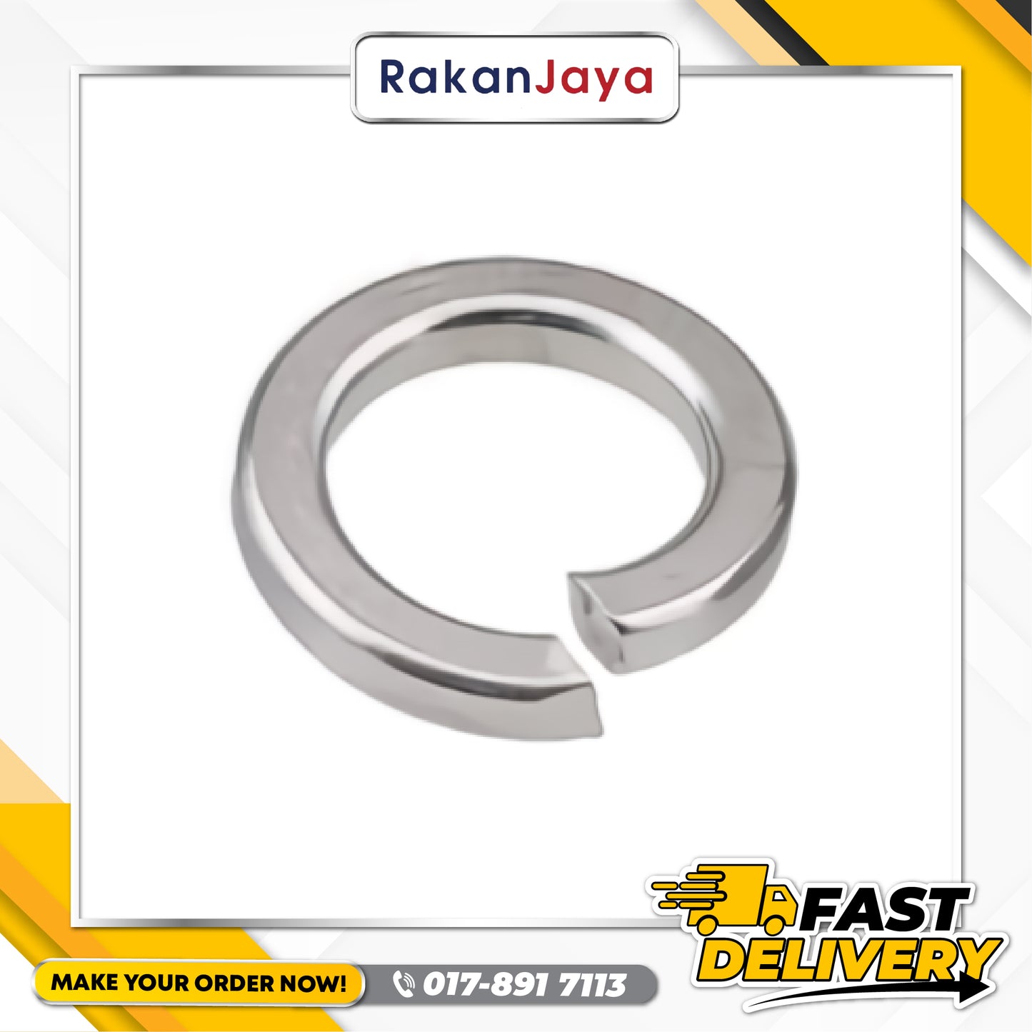 ZINC PLATED (ZP) SPRING WASHER – Rakan Jaya Hardware