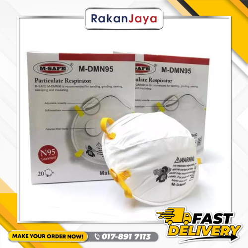 M-SAFE M-DMN95 N95 Standard Particulate Respirator Mask – Rakan Jaya ...