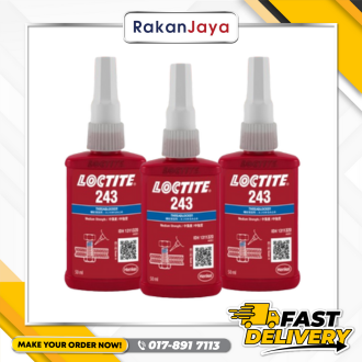 LOCTITE 243 THREADLOCKER - 50ML – Rakan Jaya Hardware